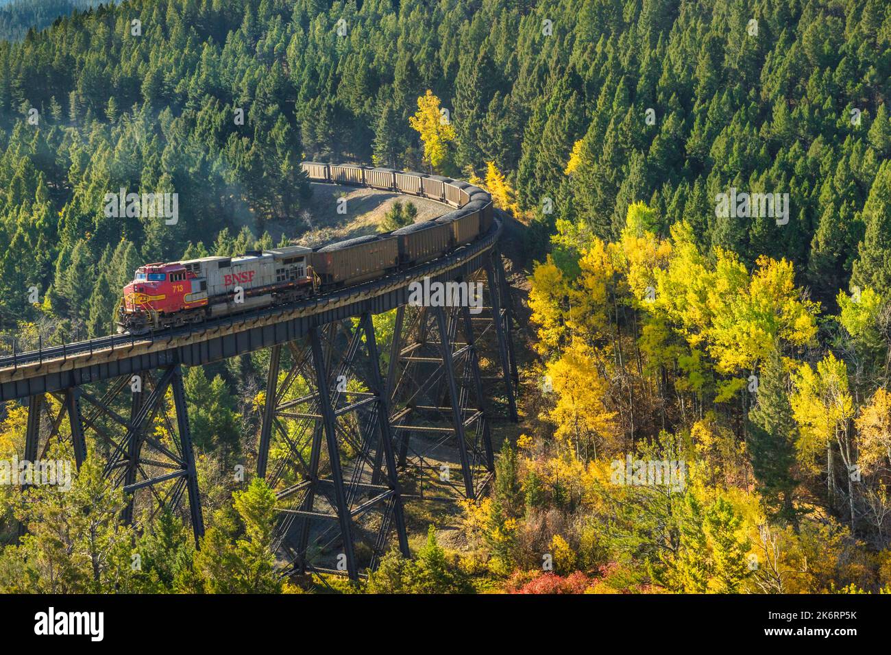Railroad trestle bridge montana hi-res stock photography and images - Alamy