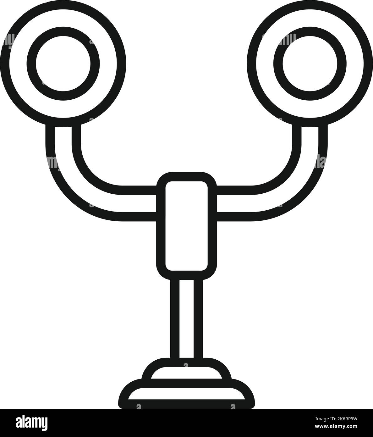 Train lights icon outline vector. Railway platform. Travel ticket Stock ...