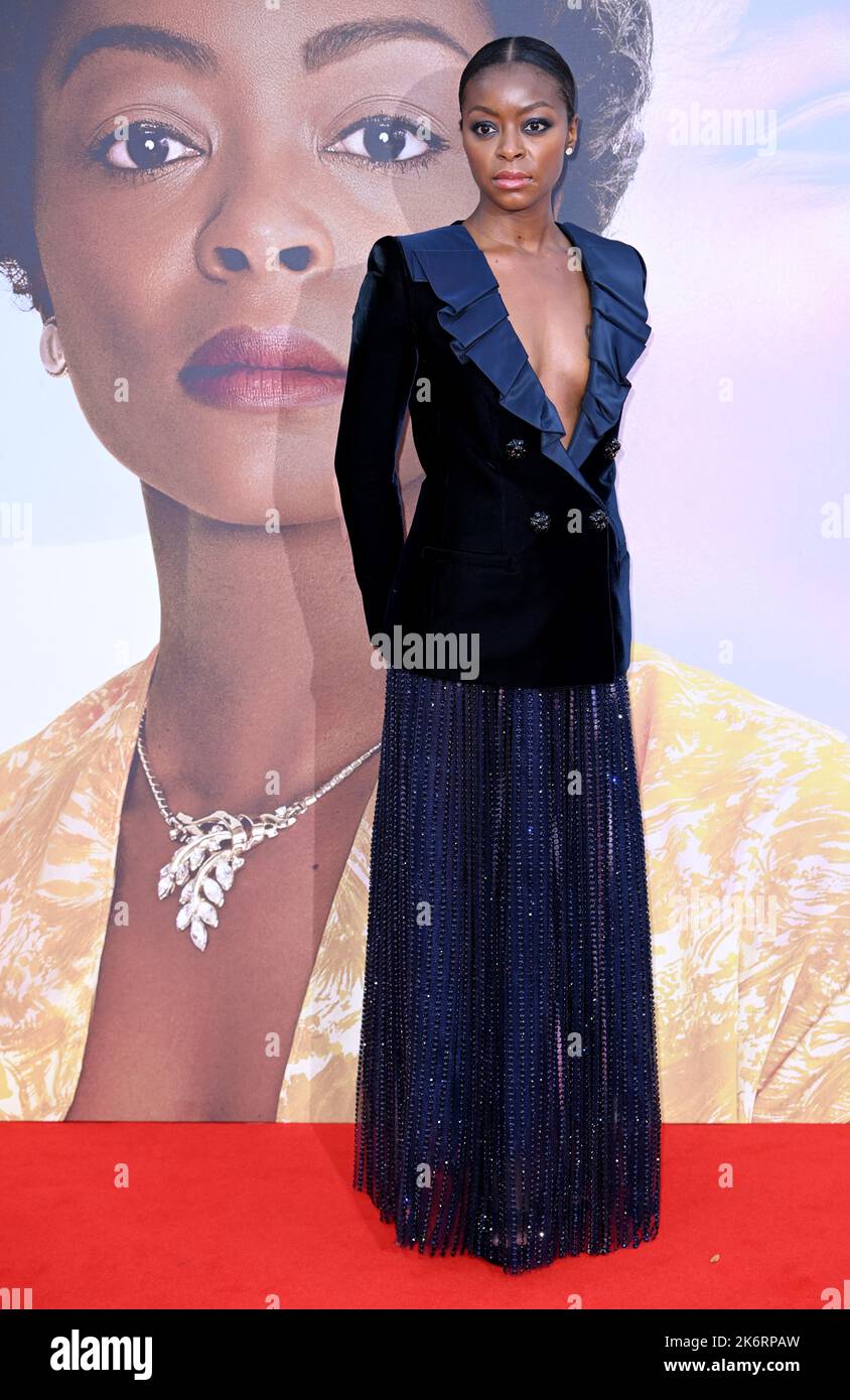 October 15th, 2022. London, UK. Danielle Deadwyler arriving at the BFI ...