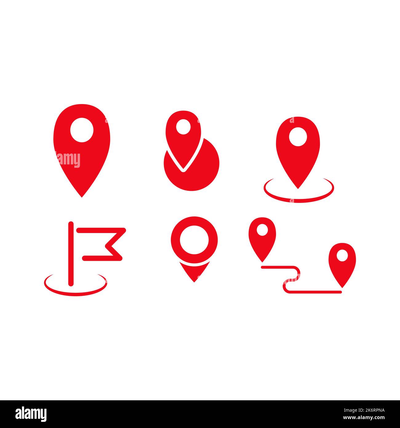Locate icon, Location pin icon. Map pin place marker Stock Vector Image & Art - Alamy