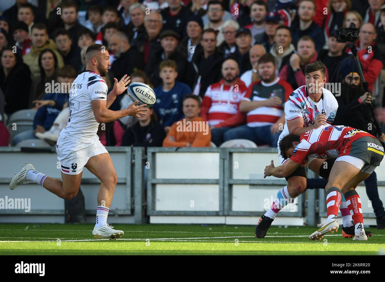 Kingsholm Stadium, Gloucester, UK. 15th Oct, 2022. Gallaher Premiership ...