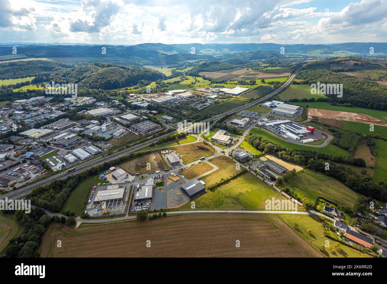 Enste industrial park on the a46 freeway hi-res stock photography and ...