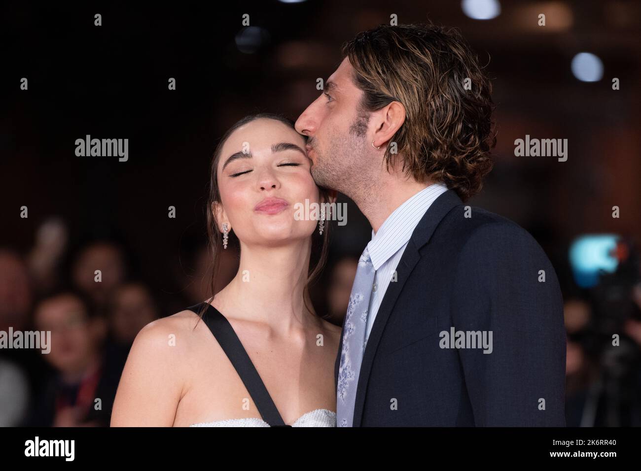 Rome, Italy, October 15, 2022 - Matilda De Angelis with Pietro ...