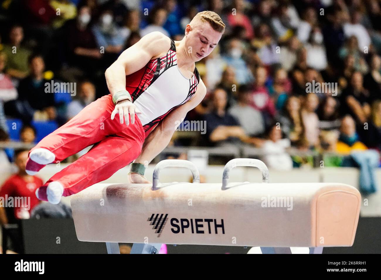 15 October 2022, Hesse, Rüsselsheim: Gymnastics: World Championship ...