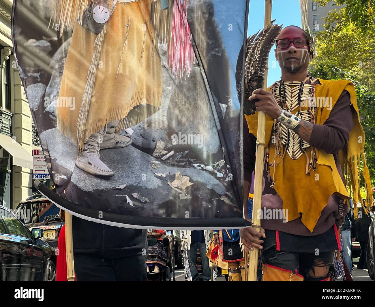 New York City, United States. 15th OCT, 2022. Hundreds march at Madison ...