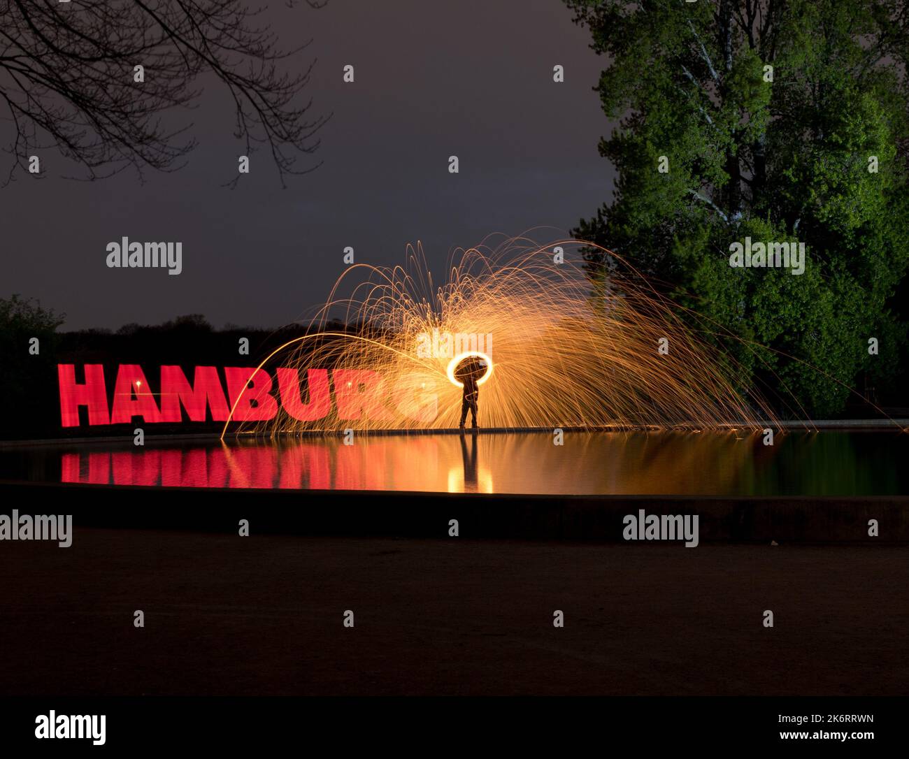 Steel wool Firework - Fun with fire and burning steel - Lightpainting ...