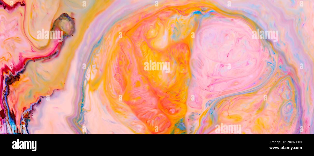 Abstract colorful background. Fluid art wallpaper, liquid vibrant ...