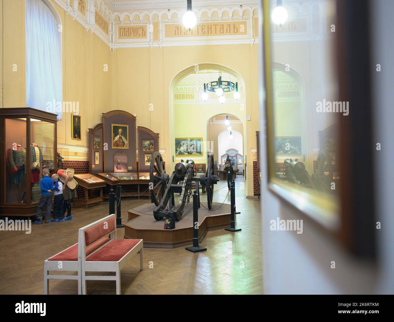 People in the memorial museum of Generalissimo Alexander Suvorov in St ...