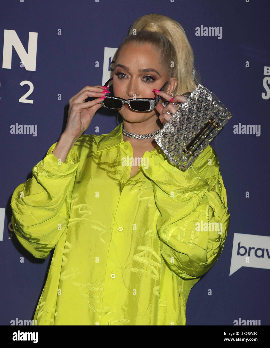 October 14 2022 New York City New York Usa Reality Star Erika Jayne Also Known As Erika