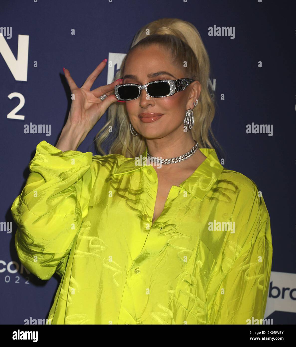 October 14 2022 New York City New York Usa Reality Star Erika Jayne Also Known As Erika
