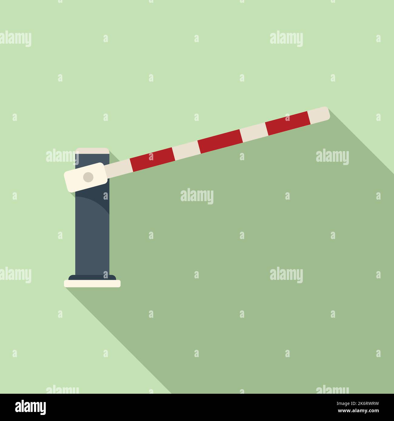 Barrier icon flat vector. Sign obstacle. Danger protection Stock Vector ...