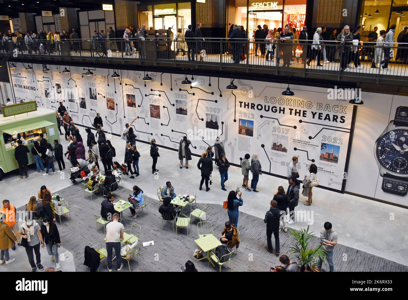 London, UK. 15th Oct, 2022. Battersea Power Station opens to the public ...