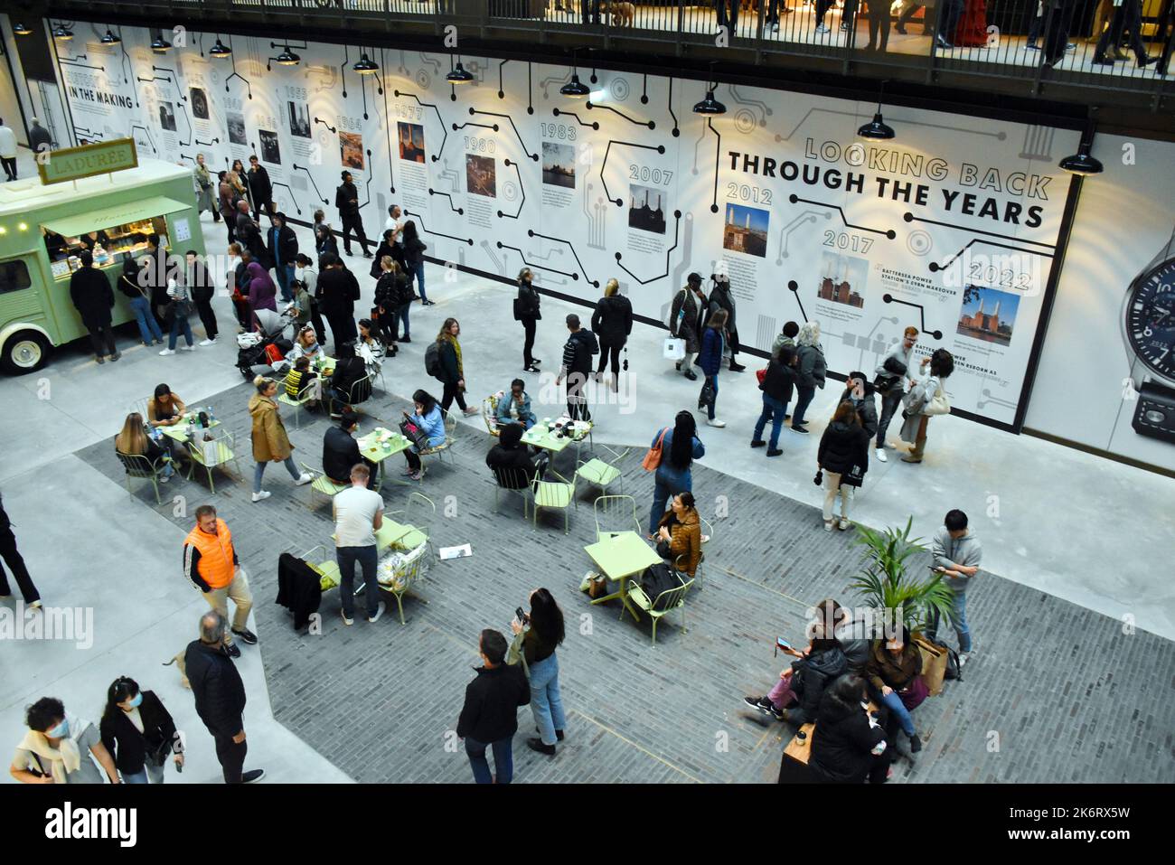 London, UK. 15th Oct, 2022. Battersea Power Station opens to the public ...