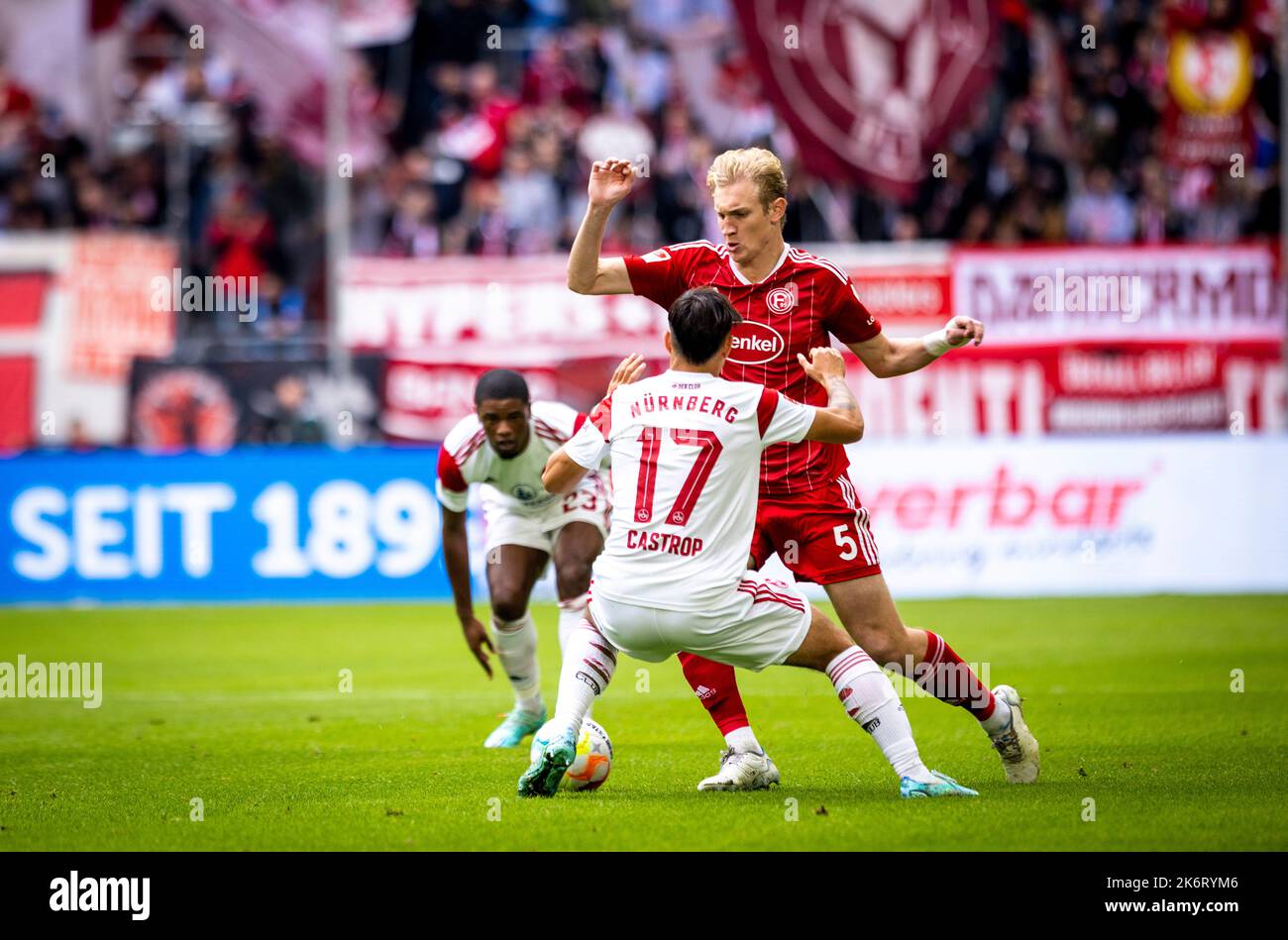 Düsseldorf, 15.10.2022 Christoph Klarer (F95), Jens Castrop (FCN ...