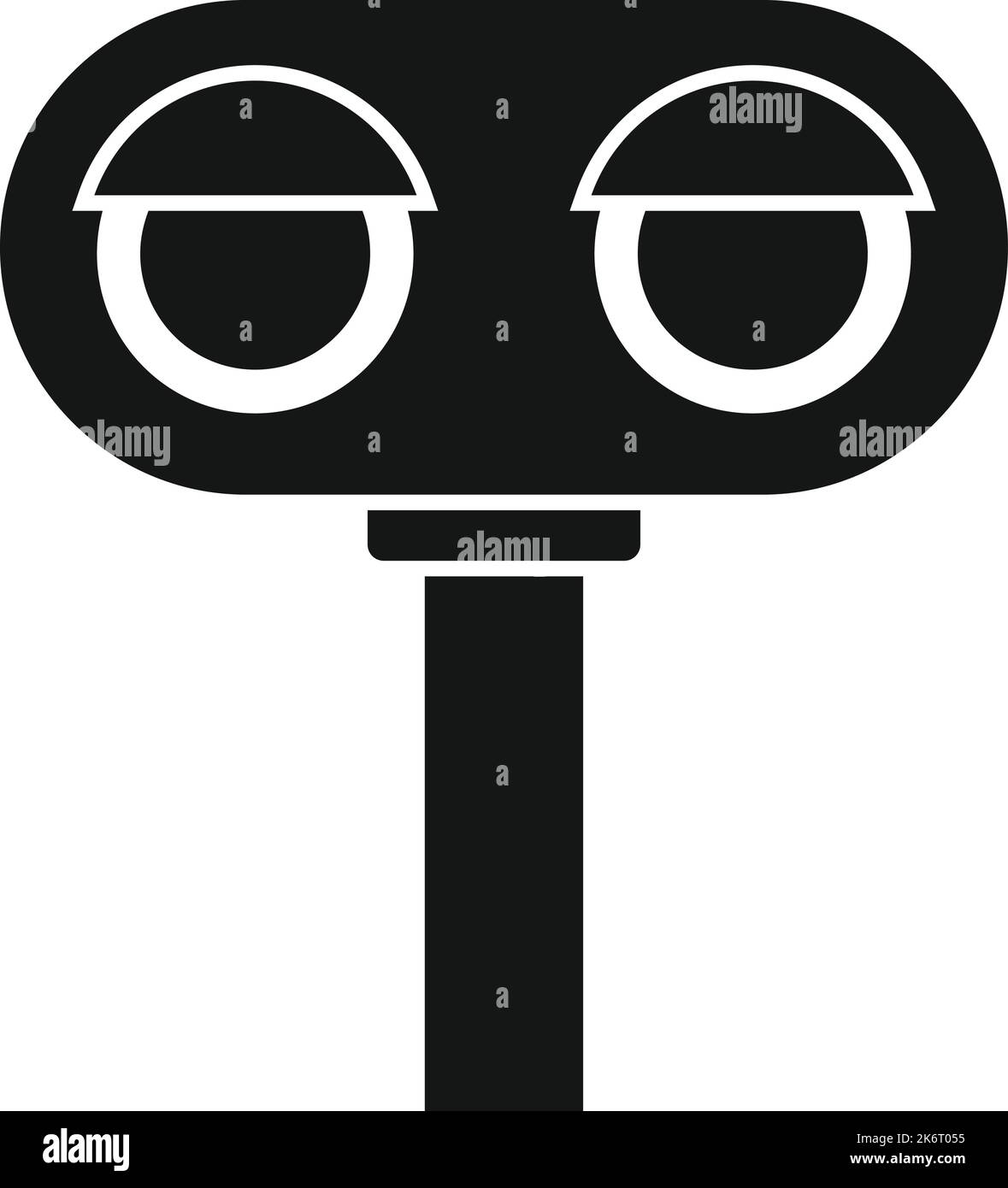 Traffic lights icon simple vector. Train road. Safety gate Stock Vector ...