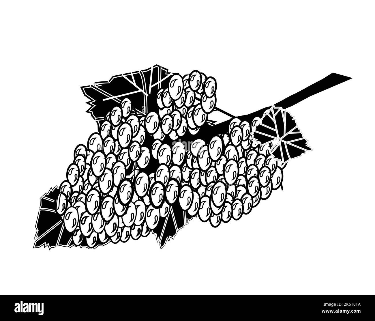 Punnet of grapes Stock Vector Images - Alamy