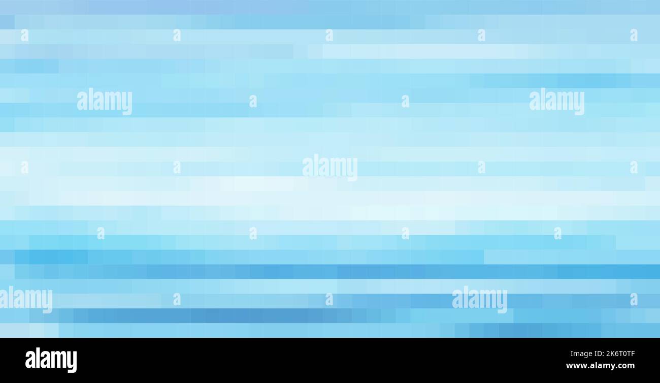 Abstract light blue pixelated background with transitional shades ...