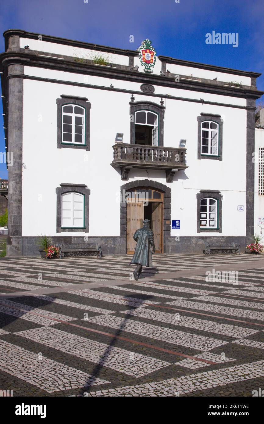 Portugal, Azores, Terceira Island, Angra do Heroismo, Custom House ...