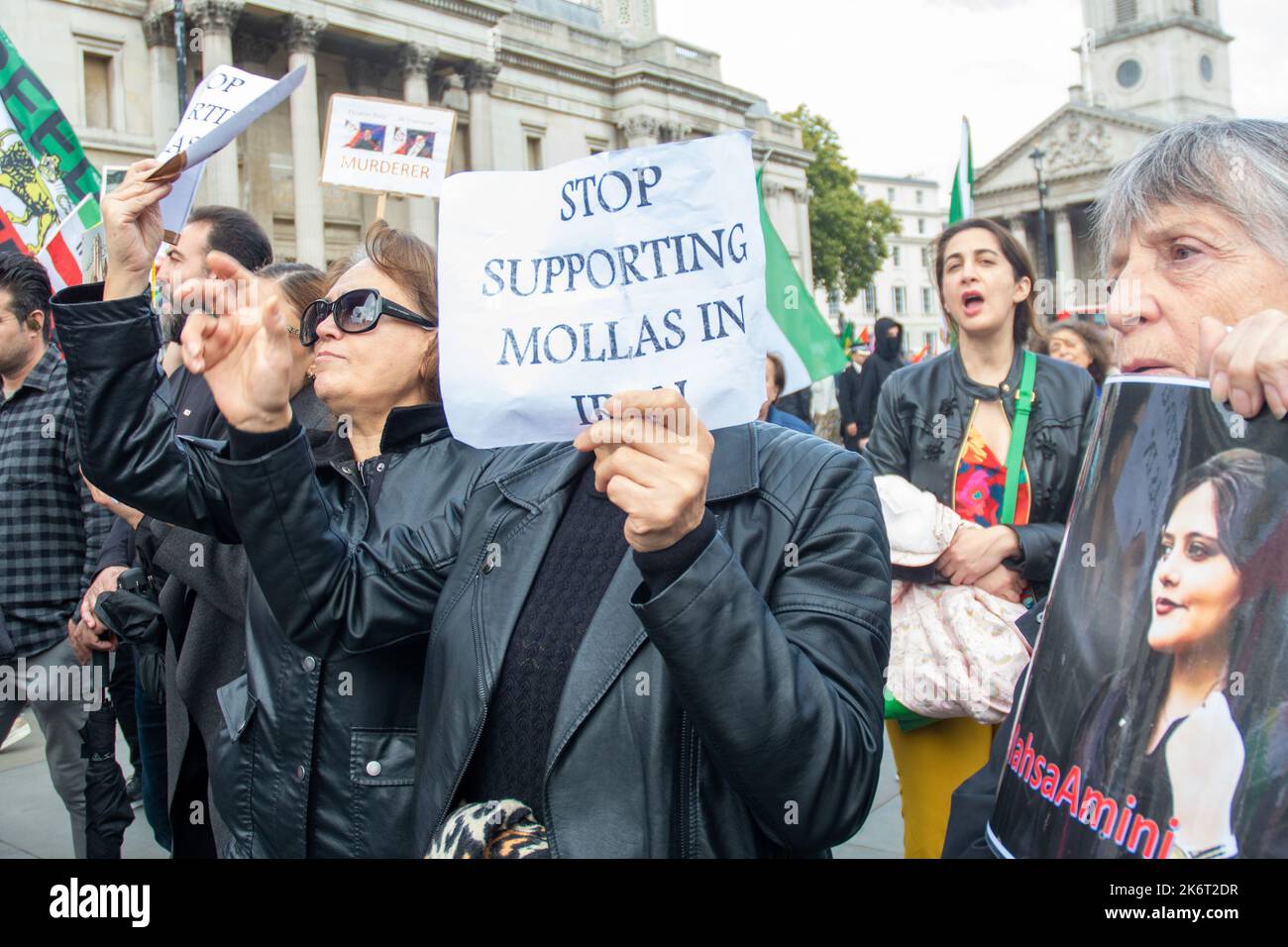 Iranian community of the uk keep the protest alive outside the troubled ...