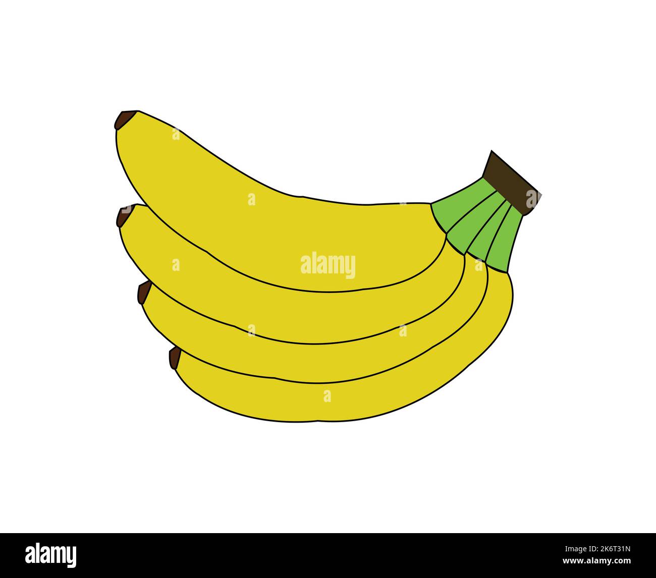 colorful banana vector design. Best graphic resources illustration ...