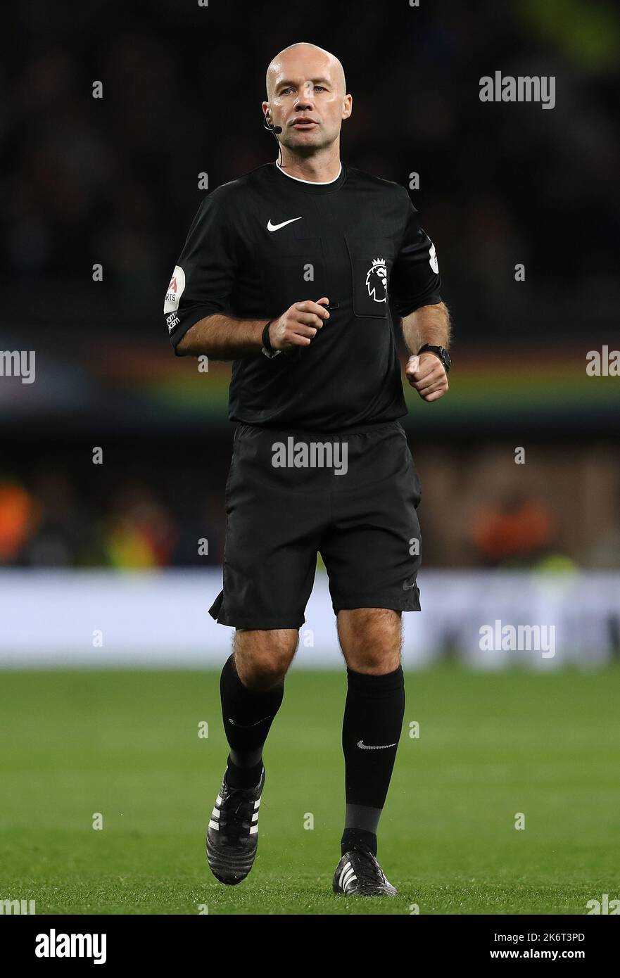 London, UK. 15th October 2022. Referee Paul Tierney during the Premier ...
