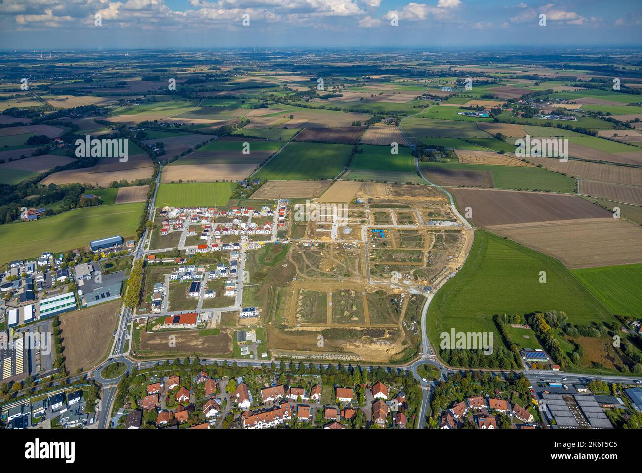 Building area residential quarter new soest north hi-res stock ...