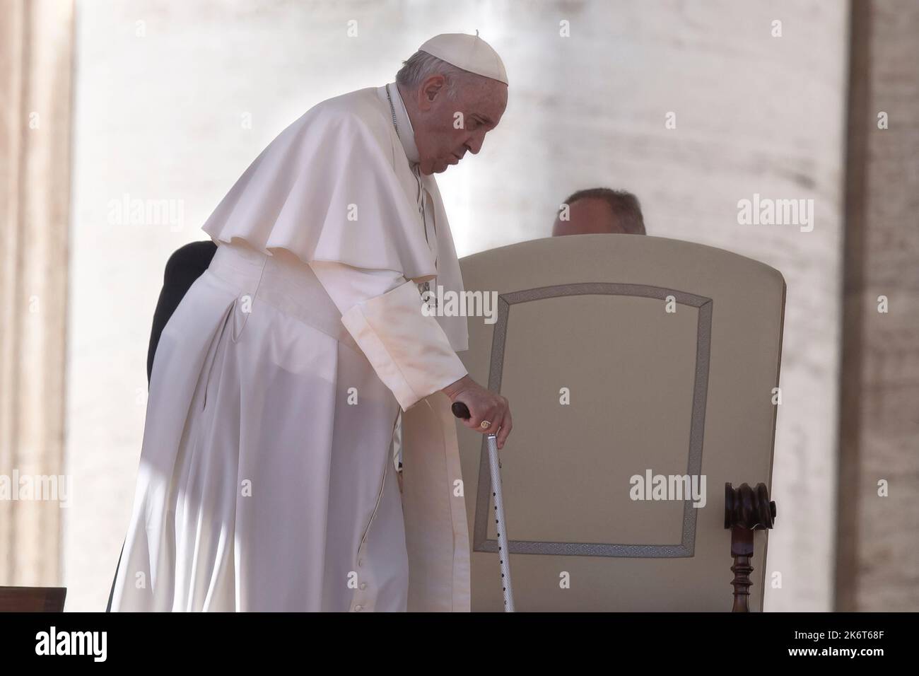 Vatican City, Vatican, 15 October 2022. Pope Francis meets with members ...