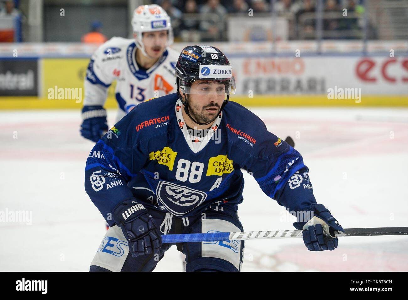 15.10.2022, Ambri, Gottardo Arena, NL: HC Ambri-Piotta - ZSC Lions, #88 ...