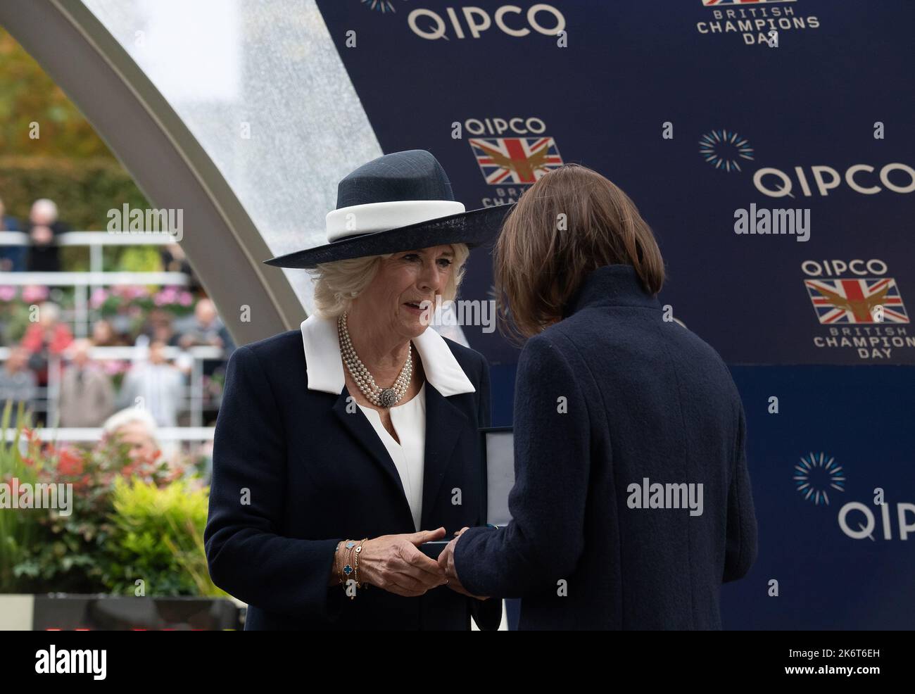 Ascot, Berkshire, UK. 15th October, 2022. Willie Carson and Lady Cecil ...