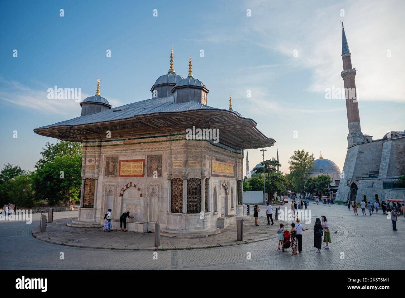 istanbul ,Turkey - 8 Nowember 2021 :Ancient Ottoman Fountain of Sultan ...