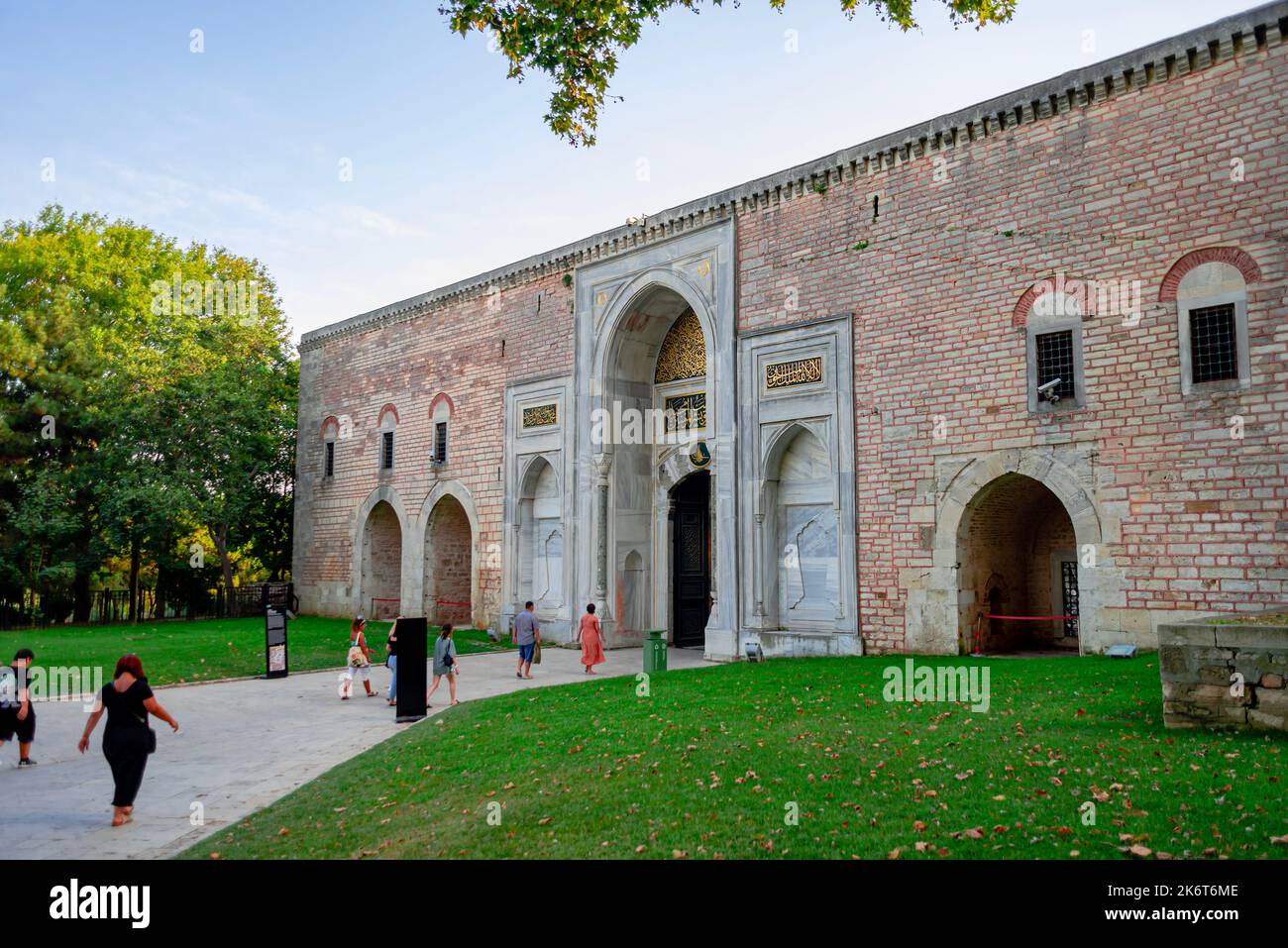 istanbul, Turkey - August 11 2021 : People are visiting The gate of ...
