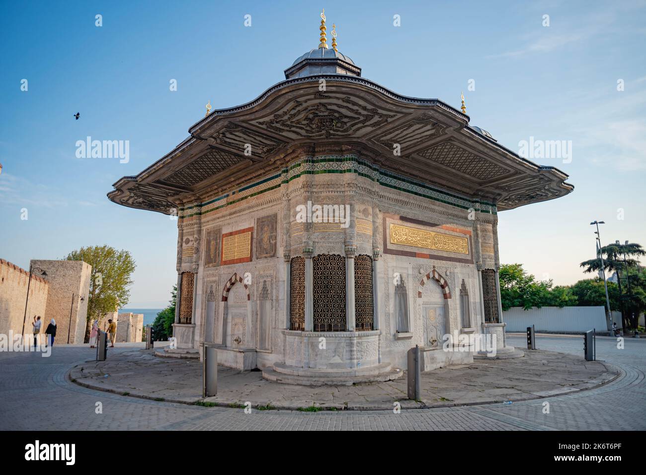 istanbul ,Turkey - 8 Nowember 2021 :Ancient Ottoman Fountain of Sultan ...