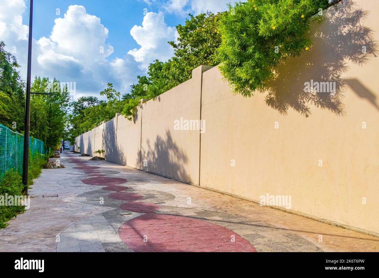 Natural entrance and path to the tropical mexican beach playa 88 in ...