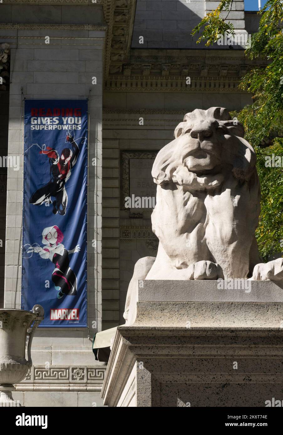 The New York Public Library is promoting reading with the superhero ...