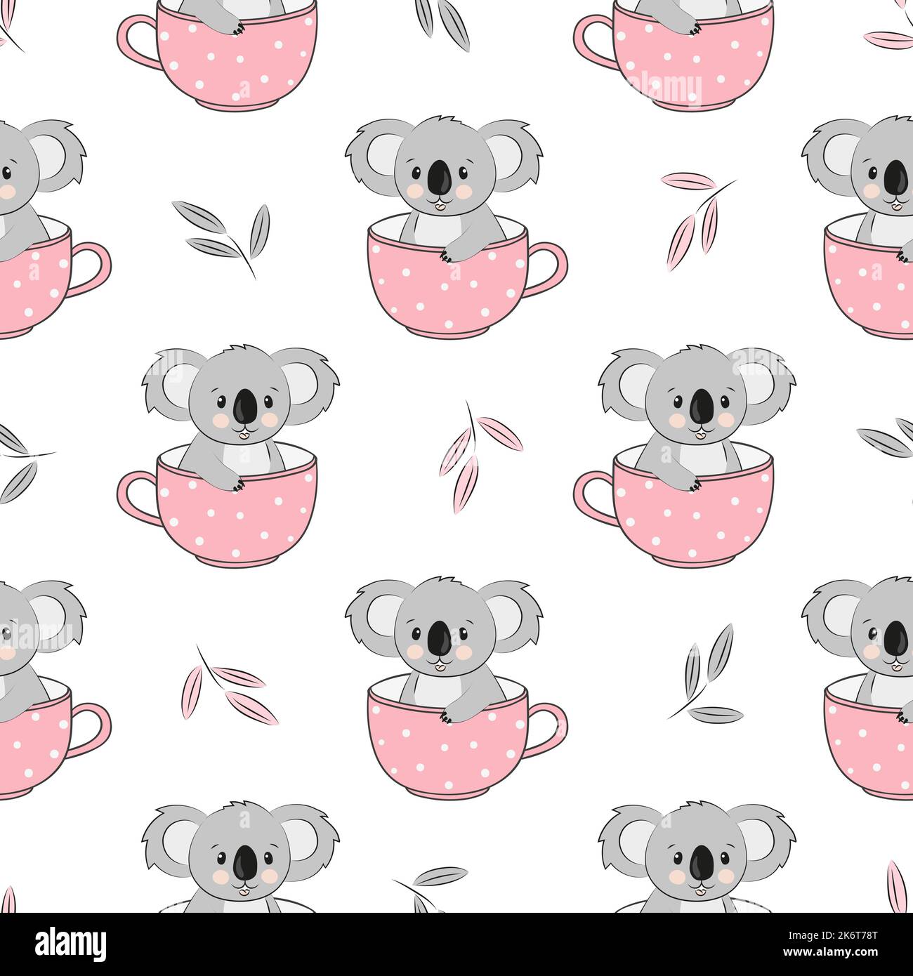 Cute koala hand drawn Stock Vector Images - Alamy