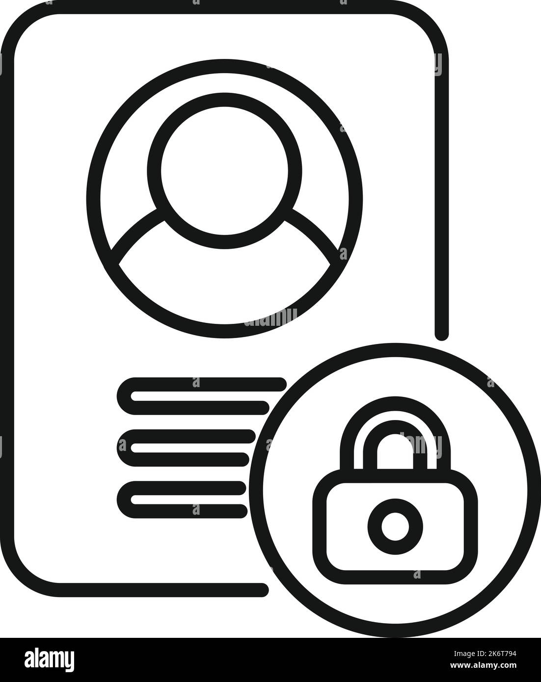 Personal information protection law Black and White Stock Photos ...