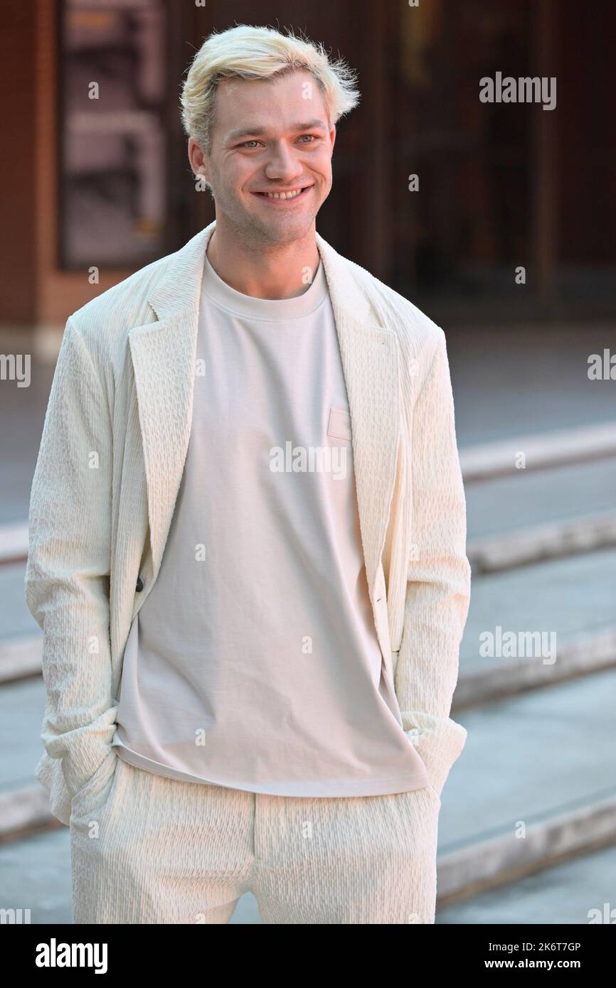 Lorenzo Richelmy attends the photocall of the movie "L'uomo sulla ...