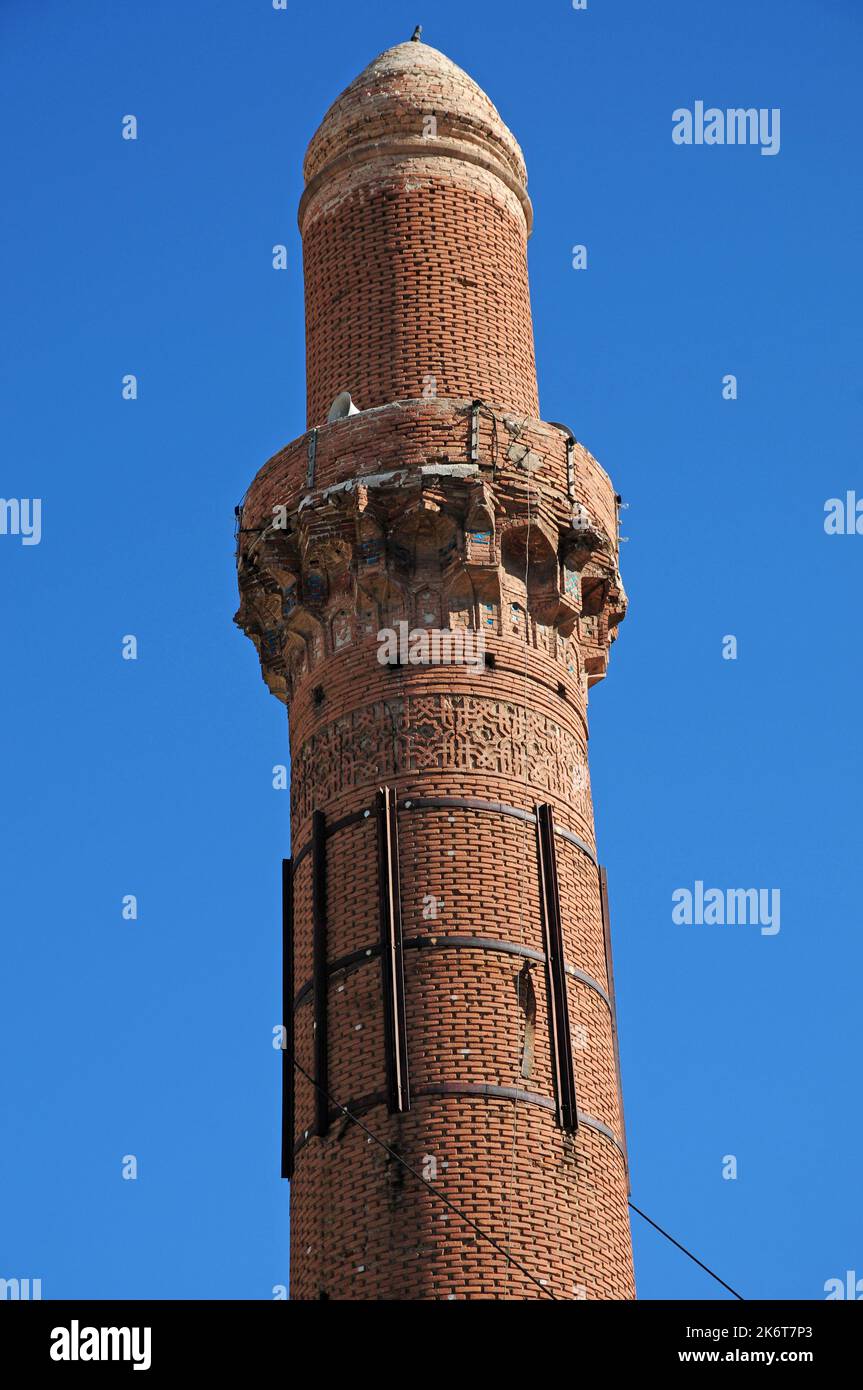 Located in Aksaray, Turkey, the Egri Minaret was built in the 13th ...