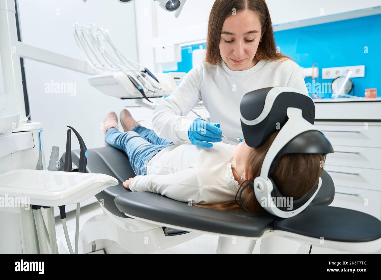During dental examination hi-res stock photography and images - Alamy