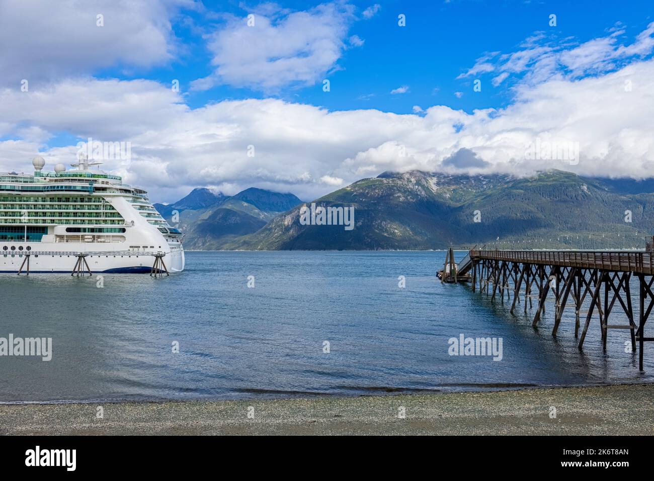 Cruise to Alaska, cruise ship stop near Battery Point Trail scenic ...