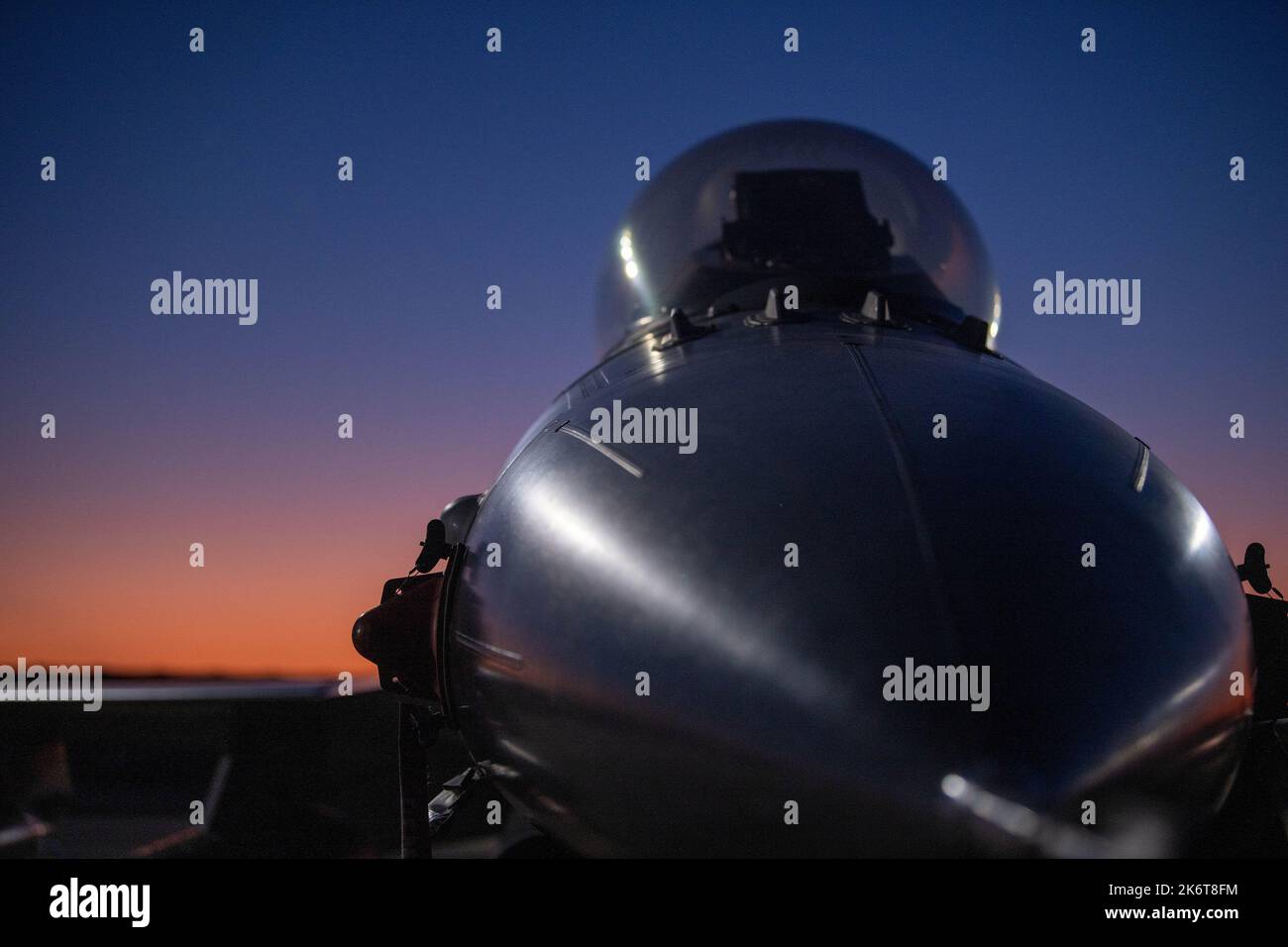 A U.S. Air Force F-16 Fighting Falcon assigned to the 24th Fighter Wing ...