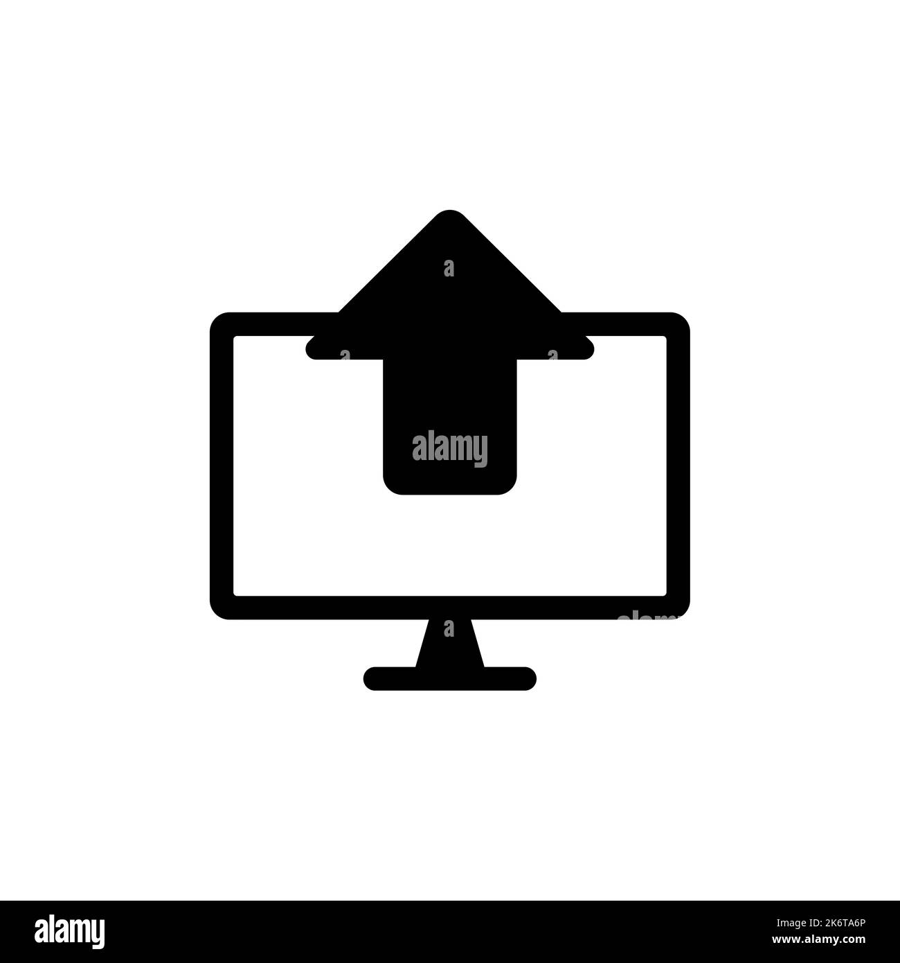 upload via pc, backup data so it is not easily lost Stock Vector Image ...