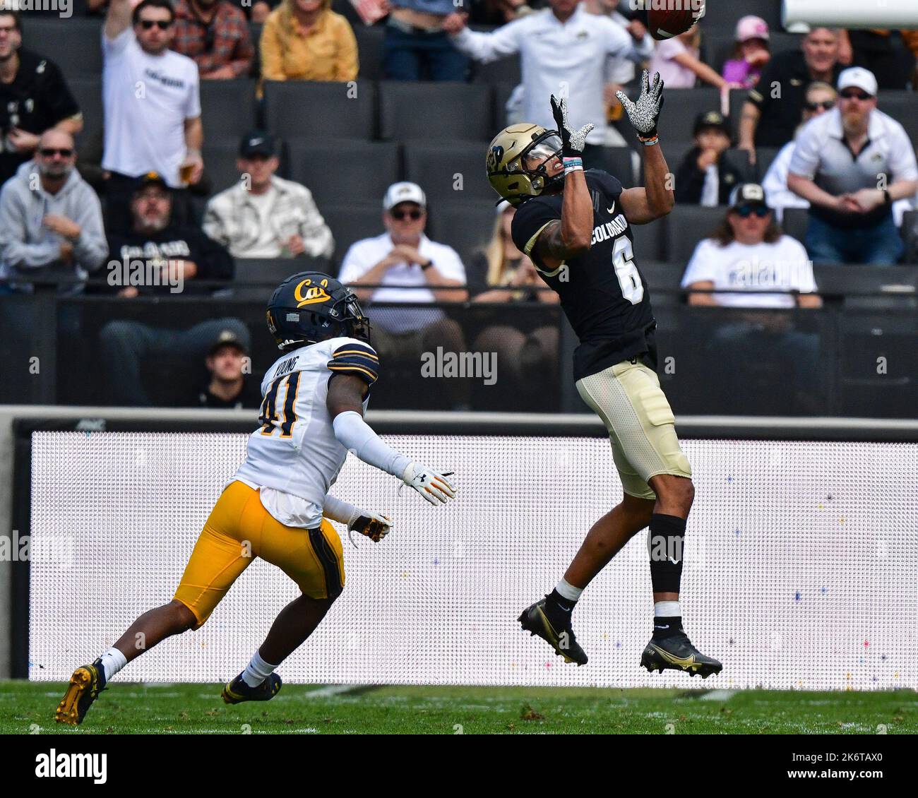 October 15, 2022: Colorado Buffaloes wide receiver Daniel Arias (6 ...