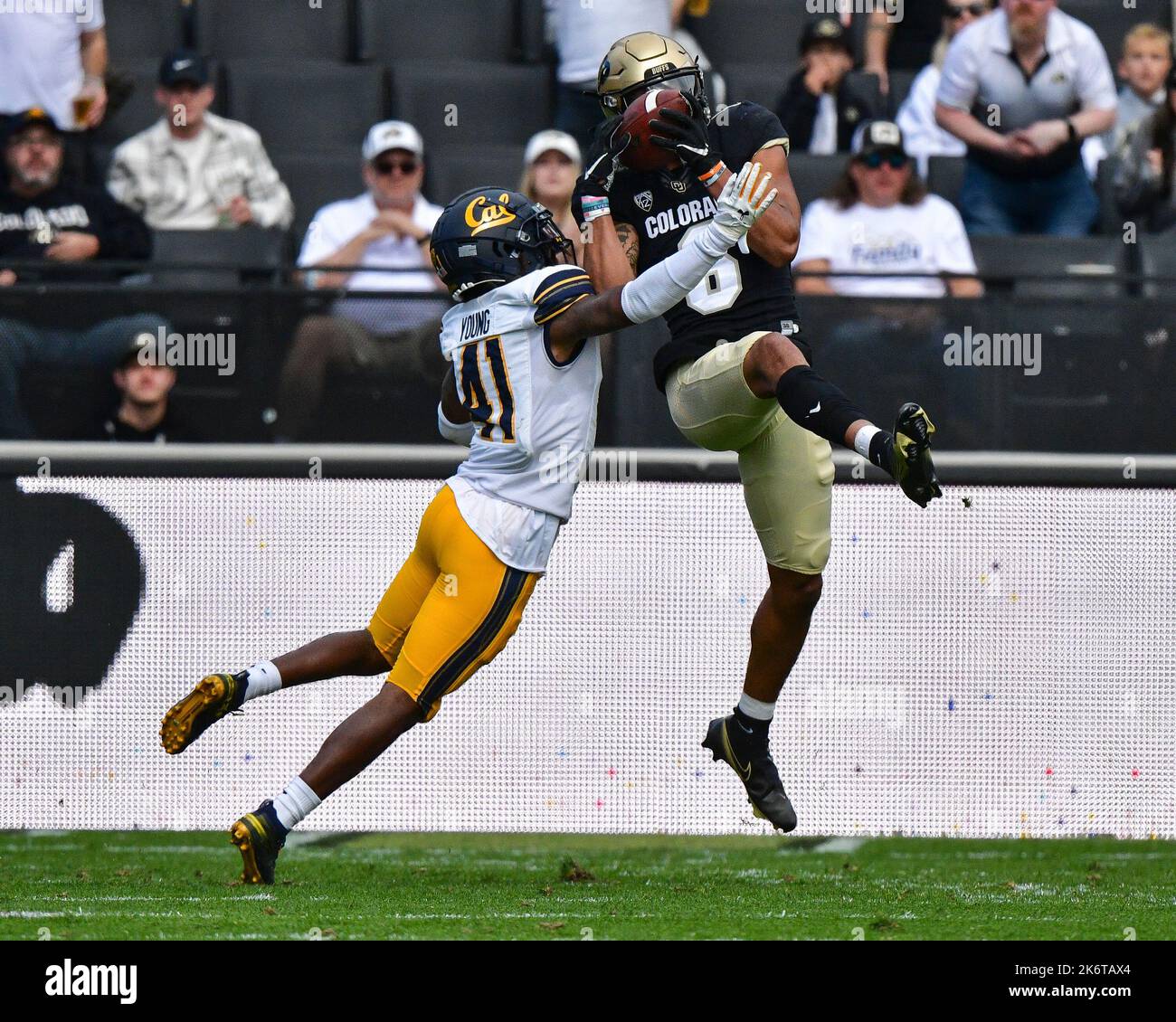 October 15, 2022: Colorado Buffaloes wide receiver Daniel Arias (6 ...