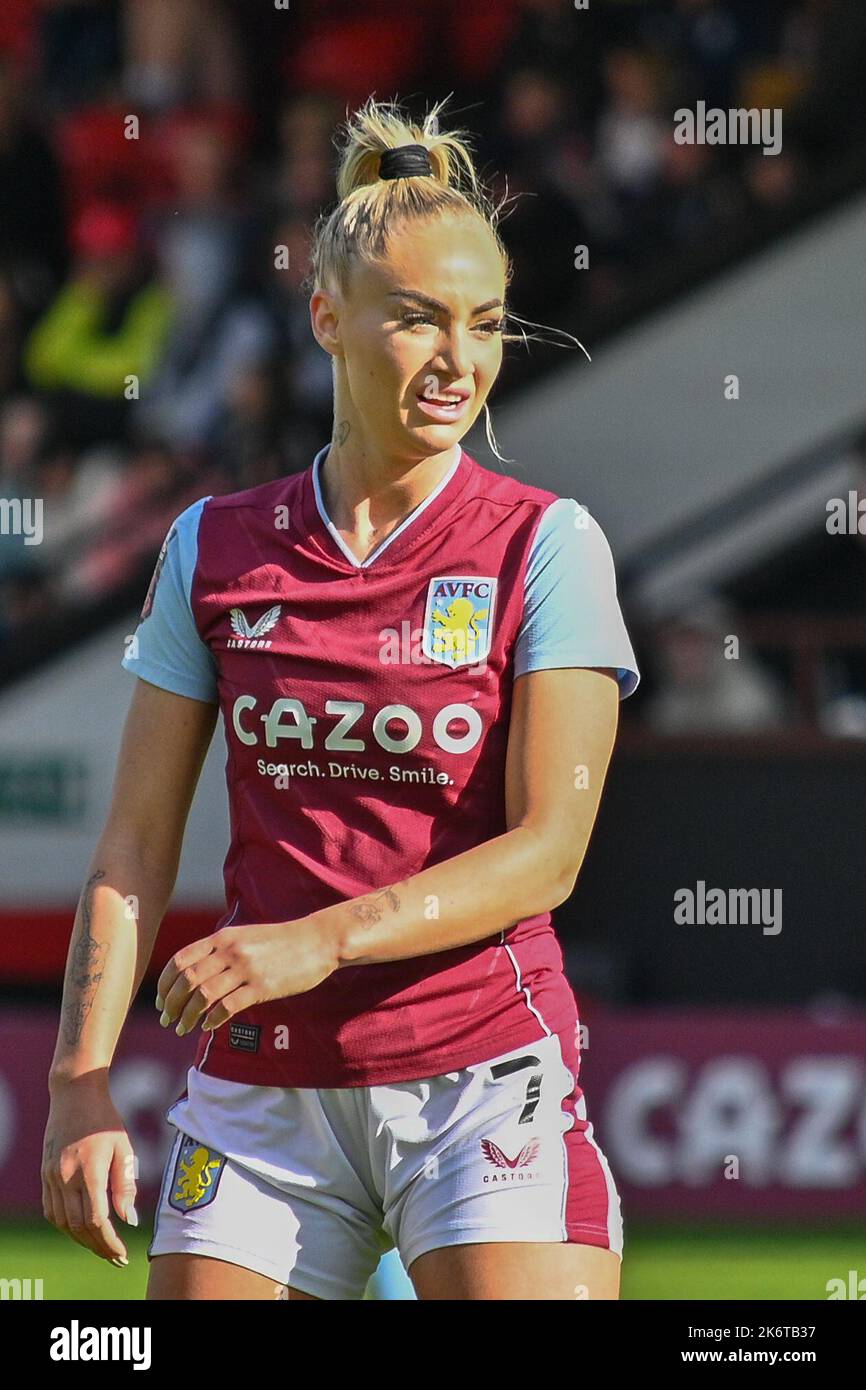 October 15, 2022: Alisha Lehmann of Aston Villa During the Women's ...