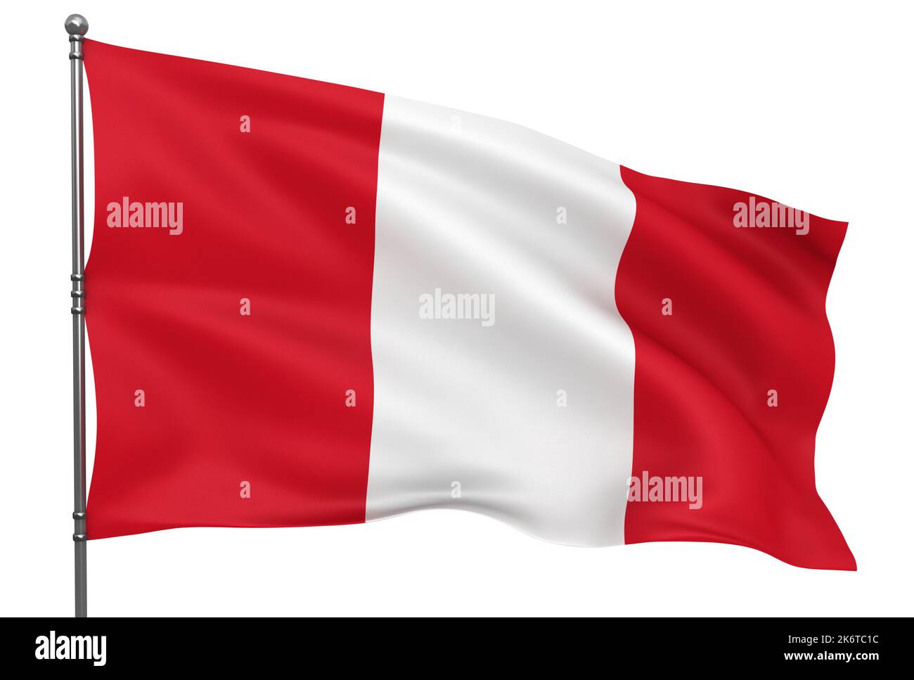 Peruvian flag waving hi-res stock photography and images - Alamy