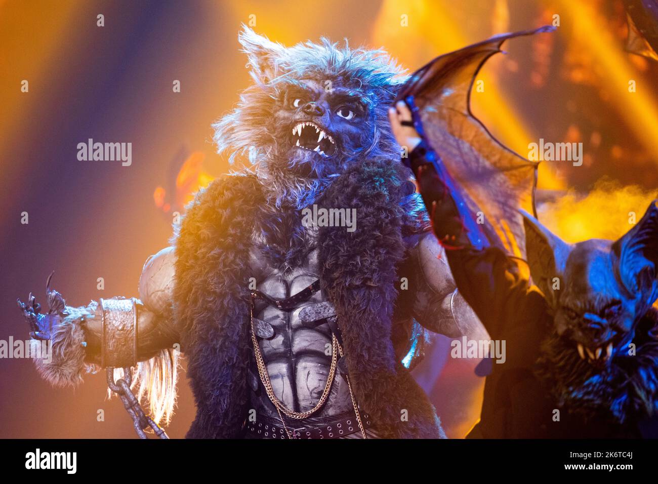 Cologne, Germany. 15th Oct, 2022. The character "The Werewolf" is on ...