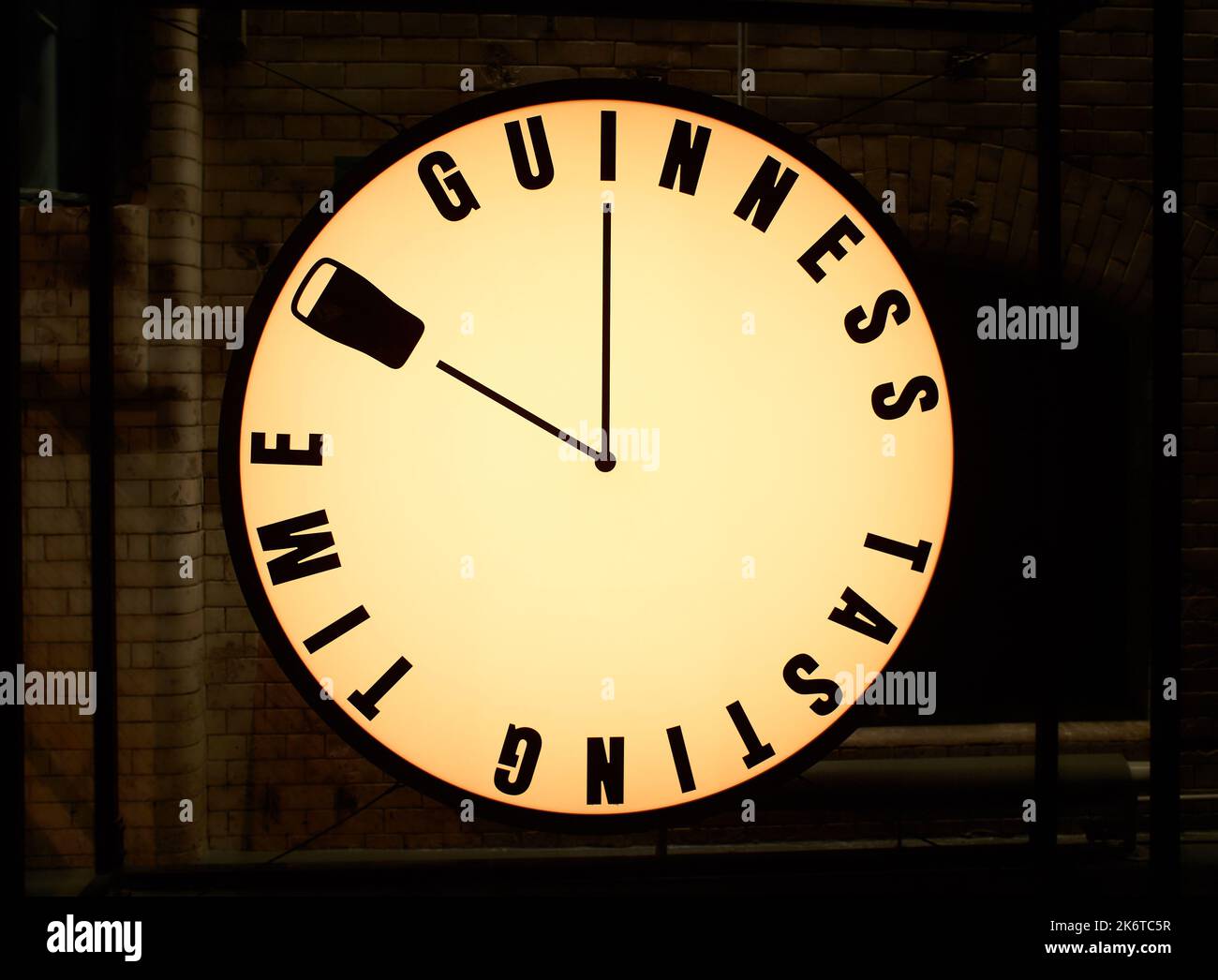 Dublin Ireland - 08 31 2022: Old historical clock in the museum of ...