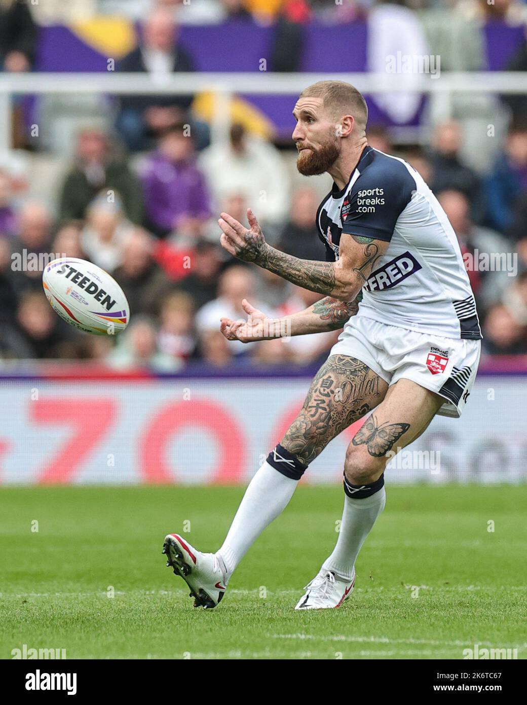 Sam Tomkins of England during the Rugby League World Cup 2021 match ...