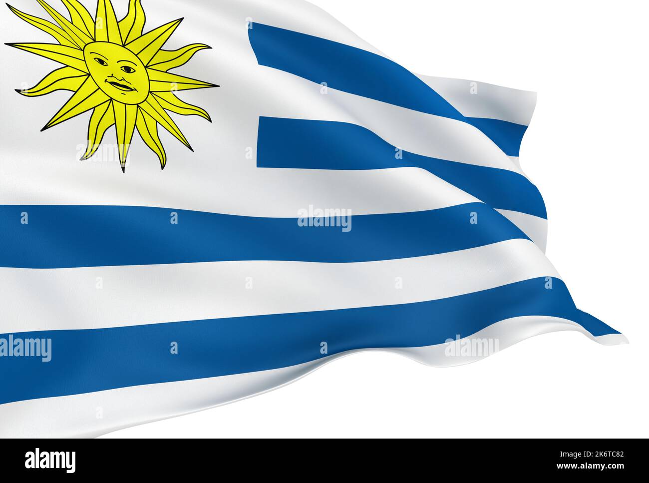 Waving uruguayan flag hi-res stock photography and images - Alamy